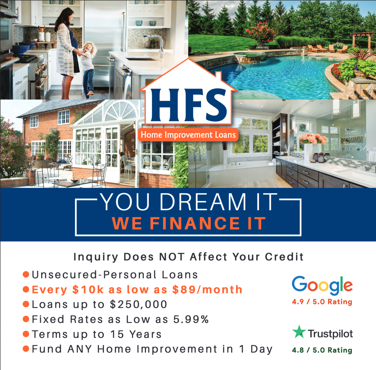 HFS Finance - Diamond Pools Keller Texas